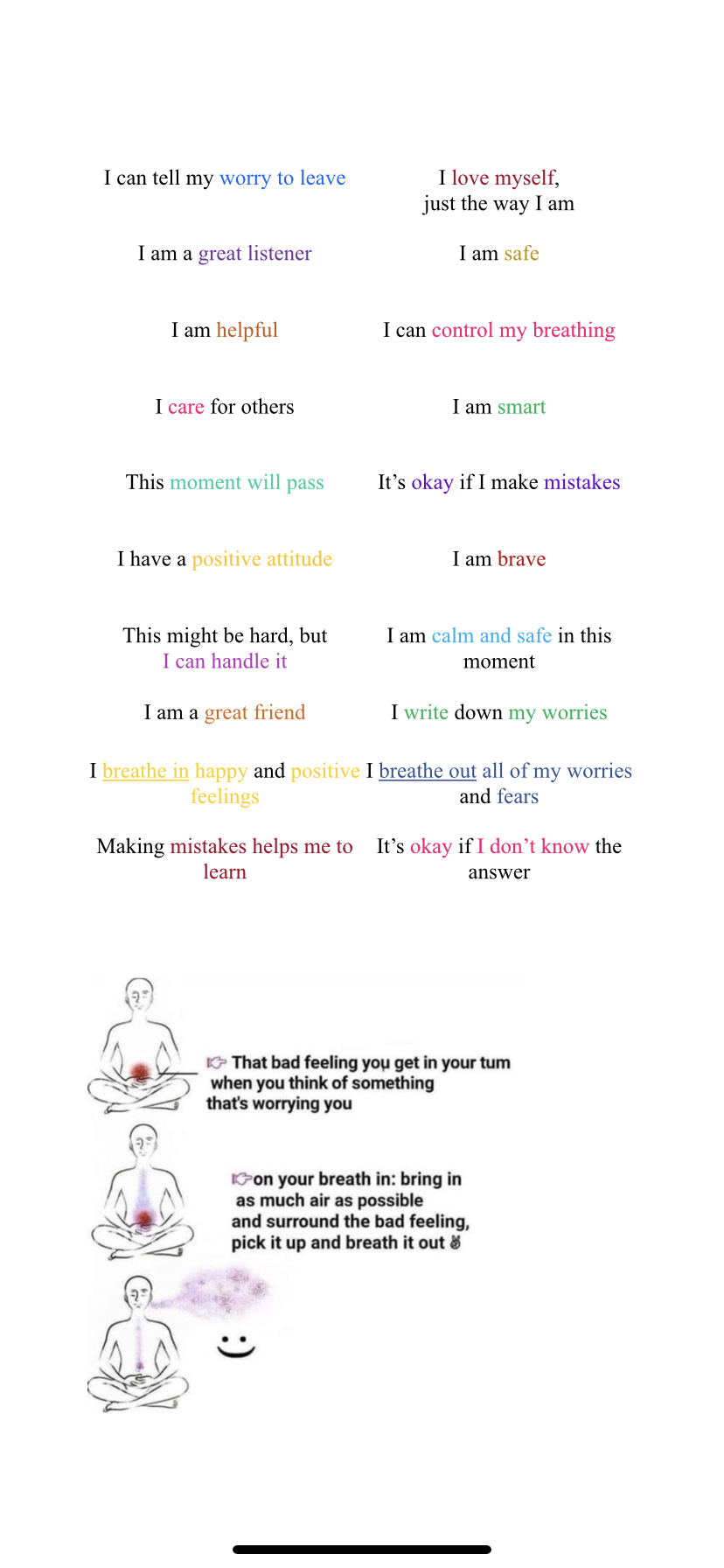 Growth mindset: Positive Affirmations & Statements for Kids – Enhance ...